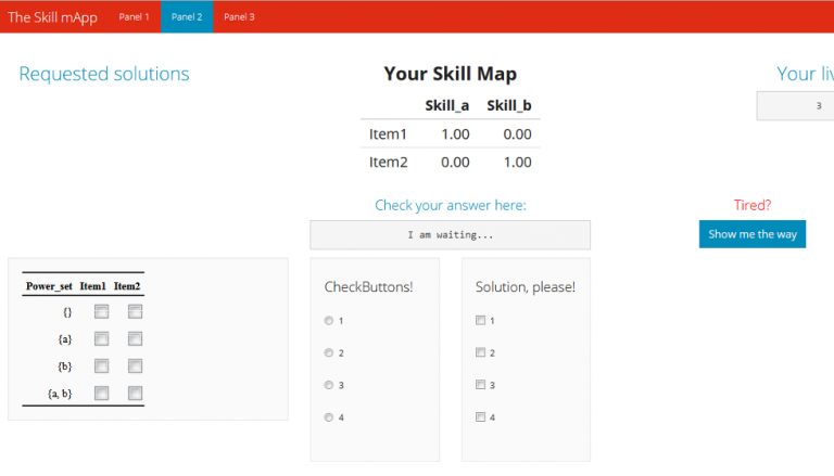 The Skill mApp – Tools for Teaching Quantitative Thinking